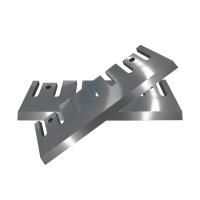 China Industrial Cross Cut Paper Shredder Blades Guillotine Blade 58-62HRC Custom Size for sale