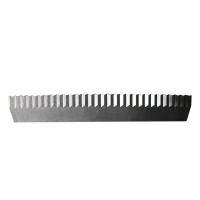 China Zig Zag Industrial Knife Blades for Packaging Machinery Cutting Food Bags HSS 84x25x1.5mm for sale