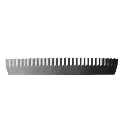 China Zig Zag Industrial Knife Blades for Packaging Machinery Cutting Food Bags HSS 84x25x1.5mm for sale