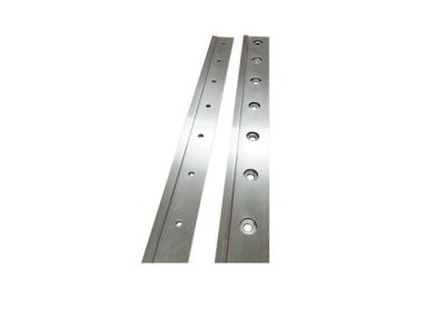 China Sharp Guillotine Paper Cutter Blades HSS Inlayed 600mm for Textile Film Industry for sale