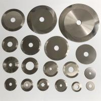 China Circular Tungsten Carbide Slitter Blades ISO 9001 Custom Sizes 58mm for sale