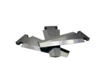 China Tungsten Carbide Industrial Knife Blades Mirror Surface ISO9001 Custom Sizes 100mm for sale