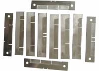 China SUS420J2 Industrial Vegetable Slicing Knife Blades HRC48-66 Custom Food Processing for sale