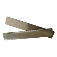 China M2 High Speed Steel Bread Cutting Blade 58-62HRC Hardness Zigzag Food Bag Blades for sale