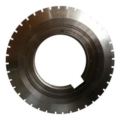 China HRC60-80 Hardness Slitting Machine Blades 100mm Circular Knife for Plastic Film Fabrics for sale