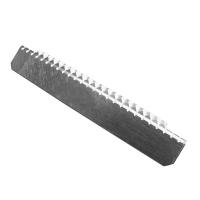 China Food Industry HRC55 HSS Serrated Zig Zag Knives 200mm for Packaging Cutting for sale