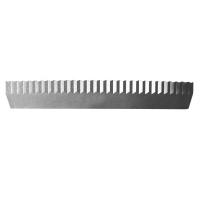 China Food Industry HRC55 HSS Serrated Zig Zag Knives 200mm for Packaging Cutting for sale