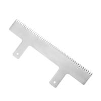 China 68 HRA Food Bag Tear Notch Serrated Cutting Knife Saw Blade for Packaging Machine Parts for sale