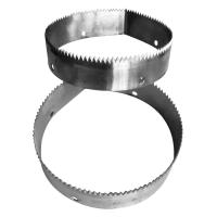 China Stainless Steel Tray Form Blade HRC55 Sealing Machine Cutter for Fruit Jelly Cup for sale