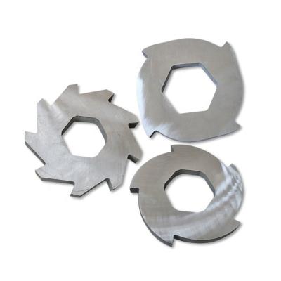 China Flat 9CrSi HSS Crusher HRC70 Rotary Shear Blades for sale