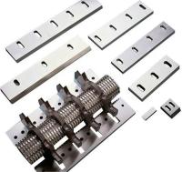 China Customized 63 HRC SKD11 Cr12Mo1v1 Rotary Shear Blades for Plastic Machinery for sale