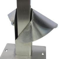 China SS304 Square Tube Forming Shoulder for Vertical Packaging Machines 80-200mm for sale