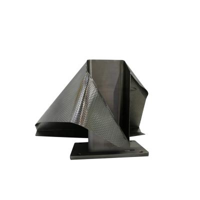 China SS304 Square Tube Forming Shoulder for Vertical Packaging Machines 80-200mm for sale