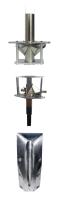 China SS304 Square Tube Forming Shoulder for Vertical Packaging Machines 80-200mm for sale