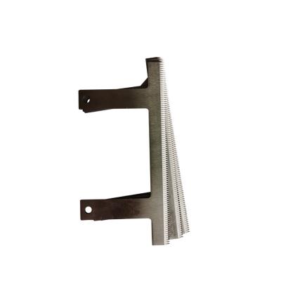 China 10mm HRA60 HSS Serrated Tooth Knife for Packaging Machine Paper Bag Cutting M2 for sale