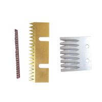 China HSS 1100mm Serrated Food Bag Tear Notch Cutting Knife for Case Sealing for sale