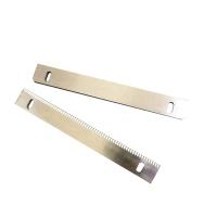 China SUS420J2 HRC55 Food Packaging Machine Zig Zag Blade Custom Sizes for sale