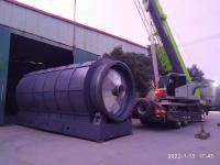 China Steel Recycling Waste Tyre Pyrolysis Plant Machine 10 Ton Capacity Continuous Operation for sale