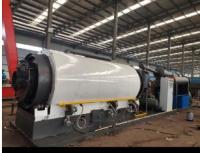 China Continuous Skid Mounted Tire Pyrolysis Plant 2TPD Ø1400mm for sale