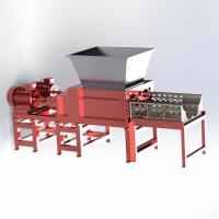 China SH-1200 Four Shafts Waste Tyres Plastic Wood Shredder 1200mm Shredding Capacity for sale