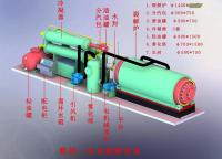 China Continuous Skid Mounted Tire Pyrolysis Plant 2TPD Ø1400mm for sale