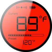 China Instant Read Bluetooth Food Thermometer IP57 With Smart APP For Cooking for sale