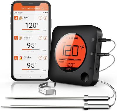China Instant Read Bluetooth Food Thermometer IP57 With Smart APP For Cooking for sale