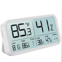 China Indoor Digital Thermometer Hygrometer with LCD Display SHT30 Sensor CE FCC ROHS for sale