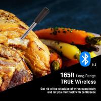 China Upgraded 165ft Wireless BBQ Meat Grill Thermometer Probe With Charge for sale