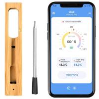 China Upgraded 165ft Wireless BBQ Meat Grill Thermometer Probe With Charge for sale