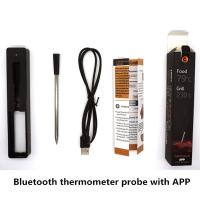 China Smart Wireless Bluetooth Food Thermometer 165t for Oven Grill BBQ Smoker with Magnet 10m Range for sale