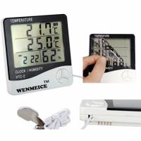 China Digital Thermometer Hygrometer HTC-2 Indoor Outdoor Car Vaccine Refrigerator -50 to 70°C for sale