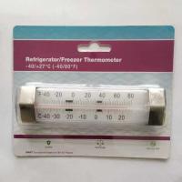 China Glass Tube Refrigerator Freezer Thermometer -40C to 27C 124mm Length for sale