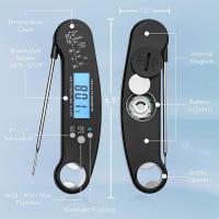 China Instant Read Meat Thermometer Digital Food Probe -58 to 572°F 3s Fast Kitchen Cooking Grill for sale