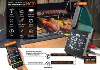 China Digital WiFi Wireless BBQ Meat Thermometer USB For Oven for sale
