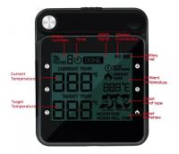 China Smart Digital WiFi Remote Bluetooth Meat Thermometer With Magnet Typec Rech for sale