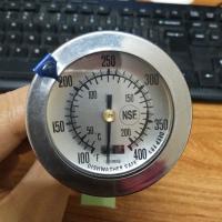 China Dishwasher Safe Food Grade Bimetallic Food Thermometer 57mm Dial 140mm Probe for Candy Making Deep Fry for sale
