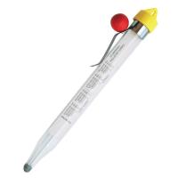 China Tempered Glass Deep Fry Oil Thermometer 100-400F Food Safe Probe with Clip for sale