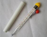 China Transparent Glass Candy Thermometer , Jelly Making Candy Oil Thermometer For Home DIY for sale