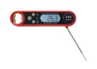 China ABS Housing Fold Away Digital Food Thermometer High Resolution For Bbq for sale