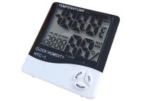China Office / Baby Room Digital Hygro Thermometer Calendar Display With Clock for sale
