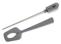 China Food Grade Silicone Digital Spatula Thermometer , Large Digital Chocolate Thermometer for sale