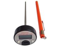 China Pocket Digital Dial Thermometer 34mm Dial 120mm Probe -50 to 300C Food Meat Milk Coffee for sale