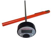 China Pocket Digital Dial Thermometer 34mm Dial 120mm Probe -50 to 300C Food Meat Milk Coffee for sale