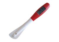 China Digital Kitchen Thermometer with Silicone Spatula -50 to 300°C LCD Display for sale