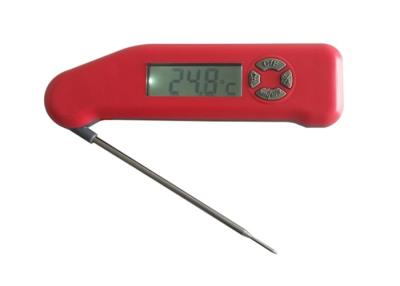 China Red Color Instant Read Digital Food Thermometer Waterproof With Backlight LDT - 1805 for sale