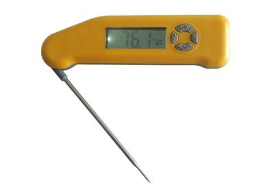 China Custom Color Digital Food Thermometer IP68 Waterproof Folding Type For Kitchen Grill for sale