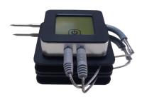 China Dual Probes Touch Screen Digital Meat Thermometer , Mini Meat Thermometer For Smoker for sale