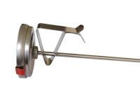 China 12 Inch Stainless Steel Deep Fry Thermometer 50 to 550F with Pan Clip for sale