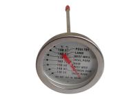 China Mechanical Bimetallic Food Meat Thermometer 2 inch Dial 60-87C 140-190F for sale